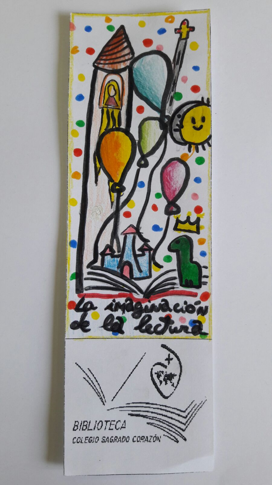 MARCAPÁGINAS GANADOR DEL CONCURSO DÍA DEL LIBRO